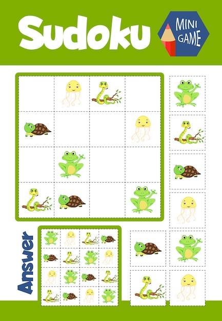 Adorable Frog-Themed Sudoku Mini Game | Jiffy Designs