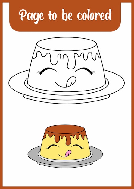 Whimsical Pudding Desserts Awaiting Colorful Transformation | Jiffy Designs