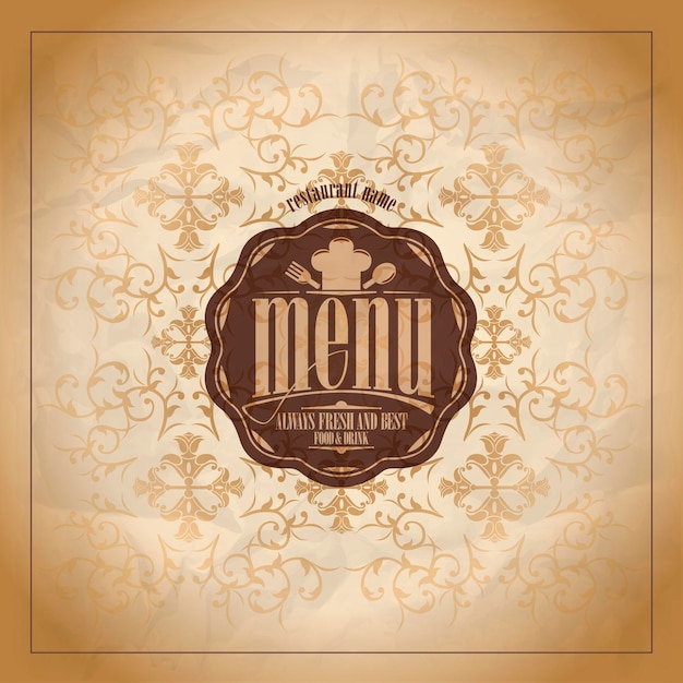 Ornate Vintage Menu Design with Flourishing Floral Accents | Jiffy Designs
