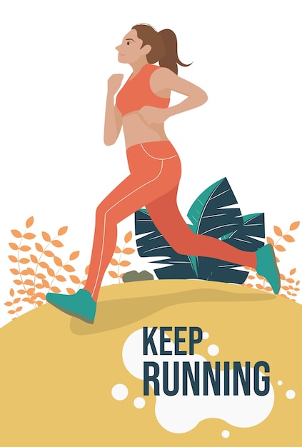 Vibrant Illustration Encourages Perseverance and Fitness | Jiffy Designs
