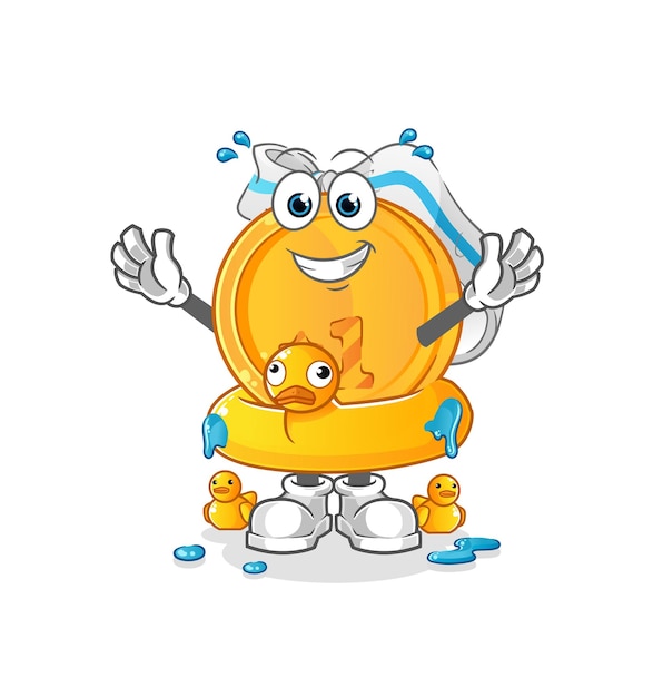 Cheerful Rubber Duck Mascot with Adorable Sidekick | Jiffy Designs
