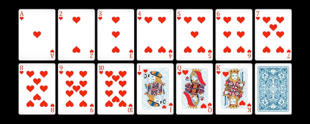 Vibrant Heart-Themed Playing Card Collection | Jiffy Designs