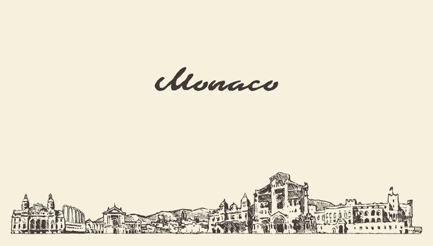 Iconic Skyline of Historic Monaco Cityscape | Jiffy Designs