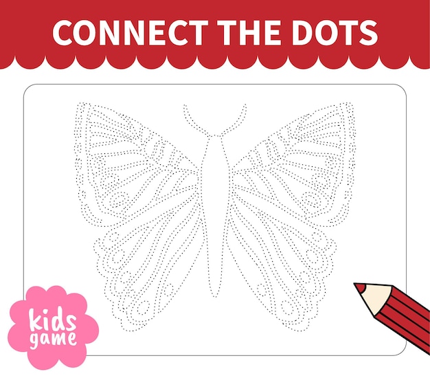 Intricate Butterfly Dot-to-Dot: A Captivating Kids' Activity | Jiffy ...