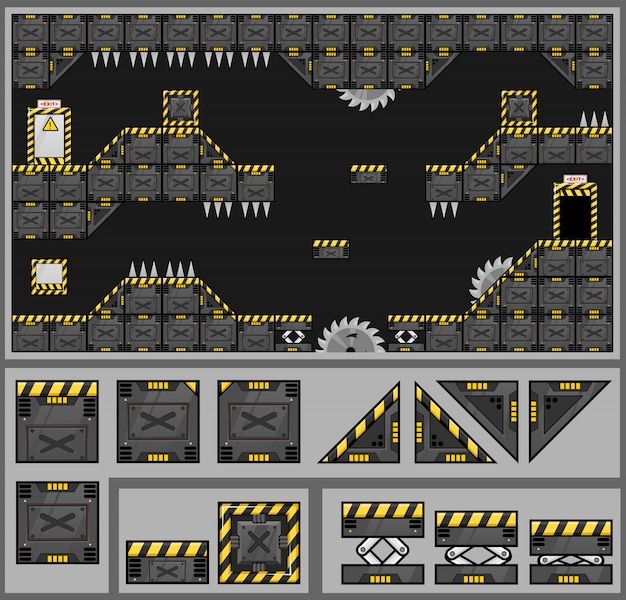 Diverse Collection of Retro-Inspired Sci-Fi Game Assets | Jiffy Designs