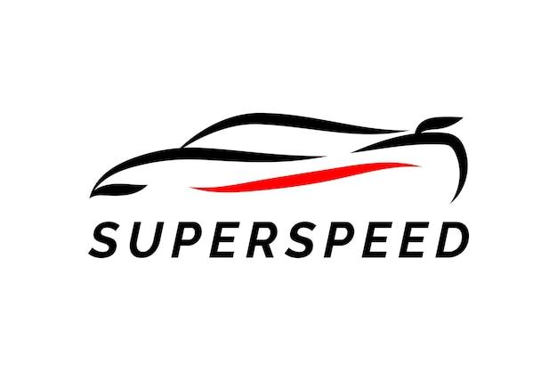 Sleek and Powerful Supersport Logo Design | Jiffy Designs