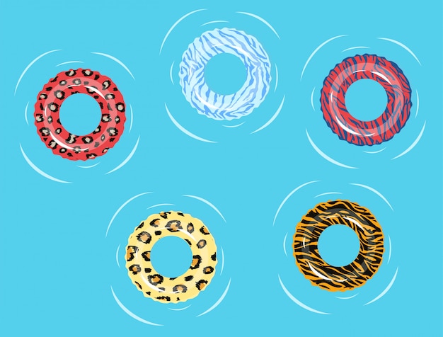 Vibrant Inflatable Rings in Diverse Patterns and Textures | Jiffy Designs