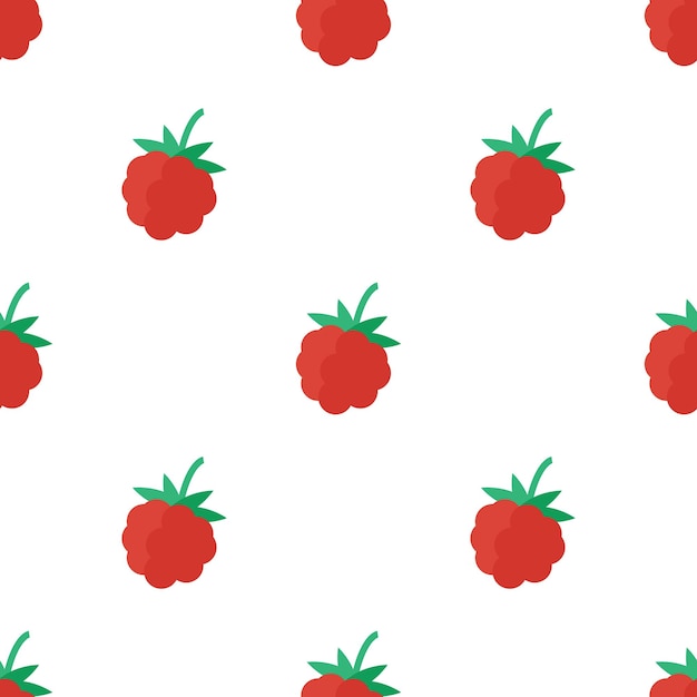 Vibrant Raspberry Motif: A Delightful Repeating Pattern | Jiffy Designs