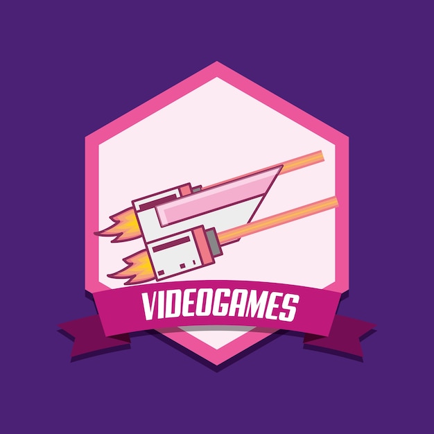 Retro Video Game Controller Emblem with Vibrant Colors | Jiffy Designs