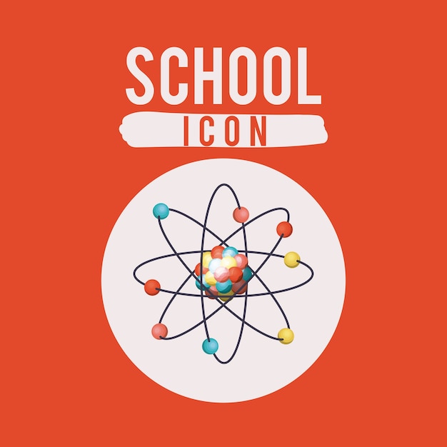 Vibrant Atom Symbol Representing Education and Learning | Jiffy Designs