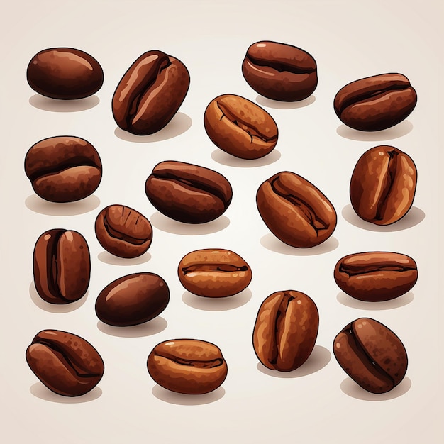 Artfully Arranged Coffee Beans: A Captivating Visual Delight | Jiffy ...