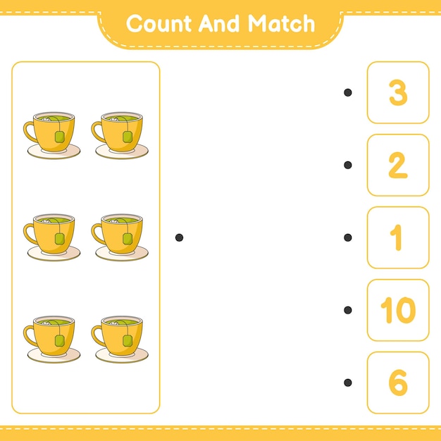 Cheerful Cups: A Counting and Matching Game | Jiffy Designs