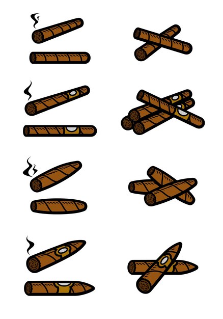 Rustic Wooden Cigar Shapes in Vibrant Patterns | Jiffy Designs