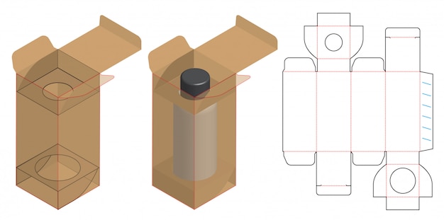 Minimalist Cardboard Packaging with Circular Design Elements | Jiffy ...