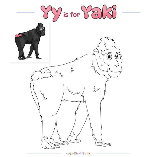 Charming Yak Illustration with Playful Heart Design | Jiffy Designs