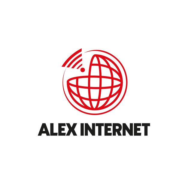 Iconic Global Internet Provider with Distinct Red Branding | Jiffy Designs