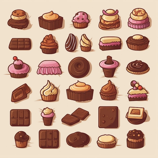 Delightful Collection of Chocolate and Pastry Delicacies | Jiffy Designs