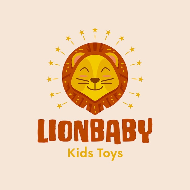 Whimsical Lion-Themed Children's Toy Brand Logo | Jiffy Designs