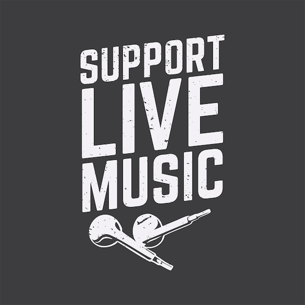 Powerful Slogan Celebrating the Spirit of Live Music | Jiffy Designs