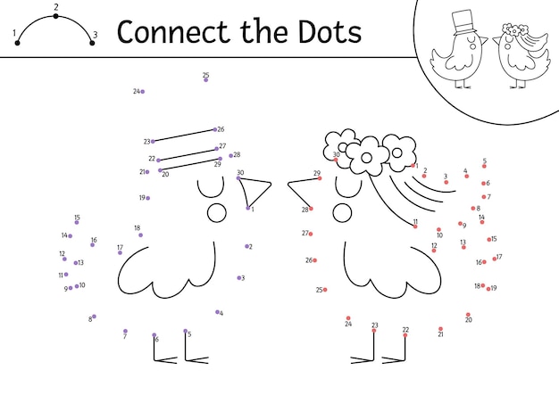 Whimsical Birds Connect the Dots Activity | Jiffy Designs