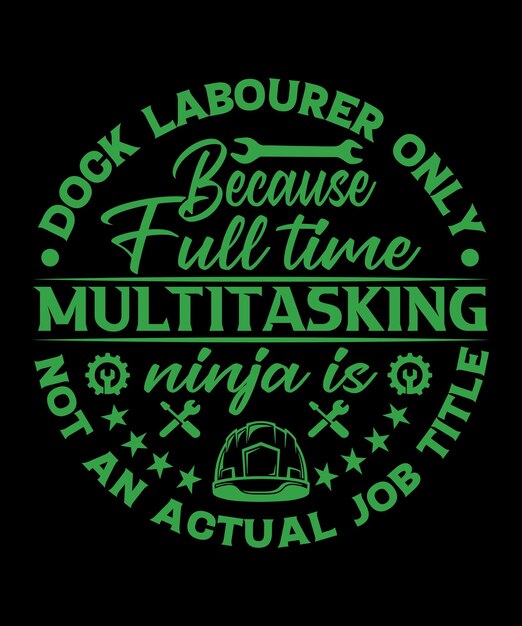 Dock Laborer's Multitasking Ninja Skills on Full Display | Jiffy Designs