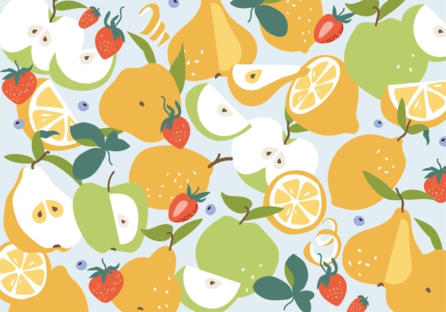 Vibrant Fruit Medley: A Delightful Blend of Citrus and Berries | Jiffy ...