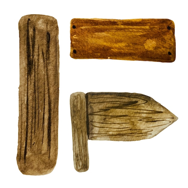 Rustic Wooden Shapes and Forms Collection | Jiffy Designs