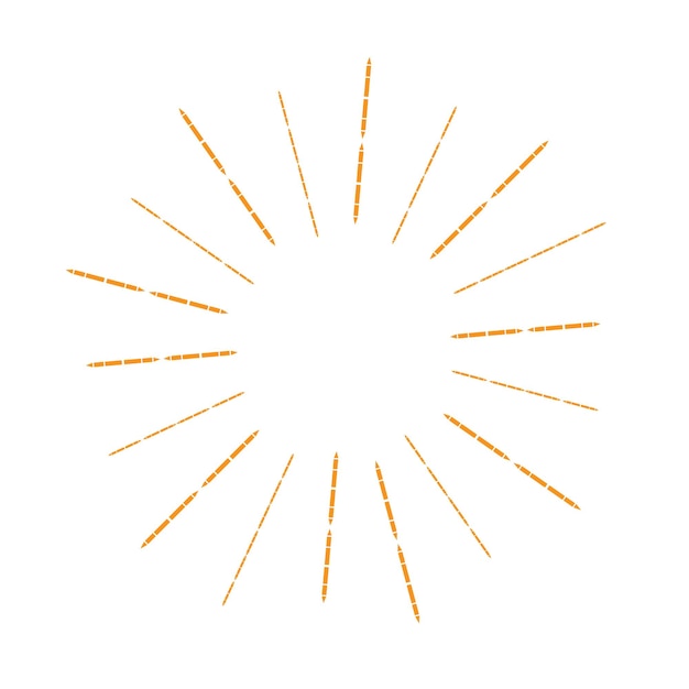 Radiant Sunburst of Golden Rays | Jiffy Designs