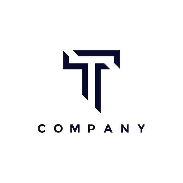 Sleek and Modern T-Shaped Logo for Tech Company | Jiffy Designs