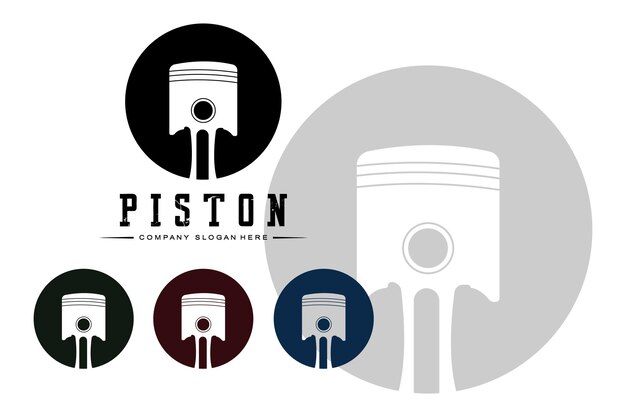Versatile Piston Icon Collection with Customizable Branding | Jiffy Designs