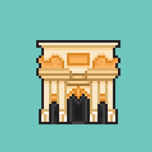 Majestic Pixel Palace: A Striking Architectural Masterpiece | Jiffy Designs