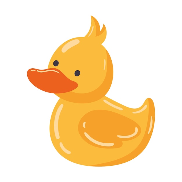 Charming Yellow Rubber Duck with Vibrant Details | Jiffy Designs