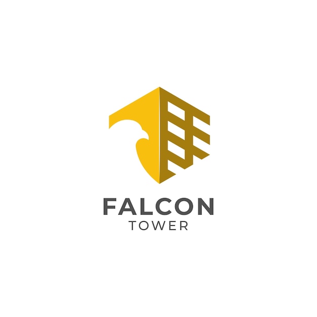 Soaring Architectural Emblem of Falcon-Inspired Tower | Jiffy Designs