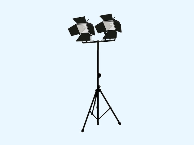 Theatrical Lighting Rig with Checkered Spotlights | Jiffy Designs