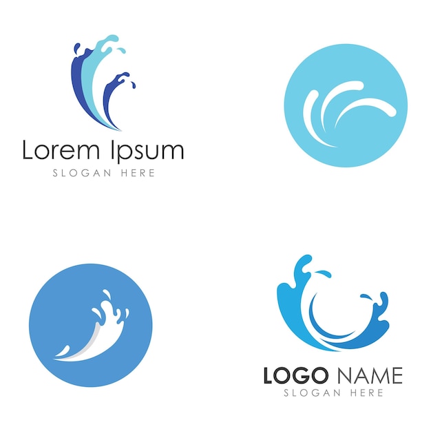Vibrant Collection of Stylized Ocean Wave Logos | Jiffy Designs