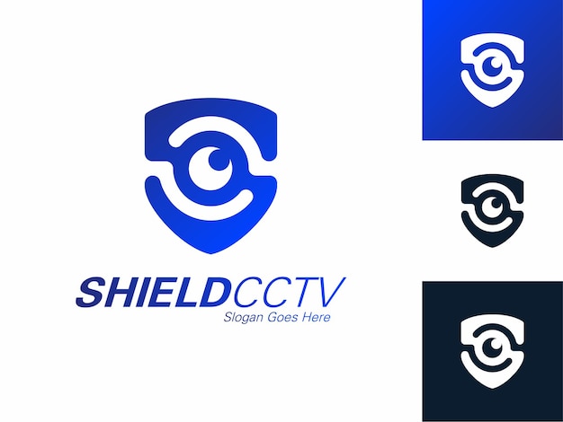 Secure Surveillance: The Shield CCTV Logo | Jiffy Designs