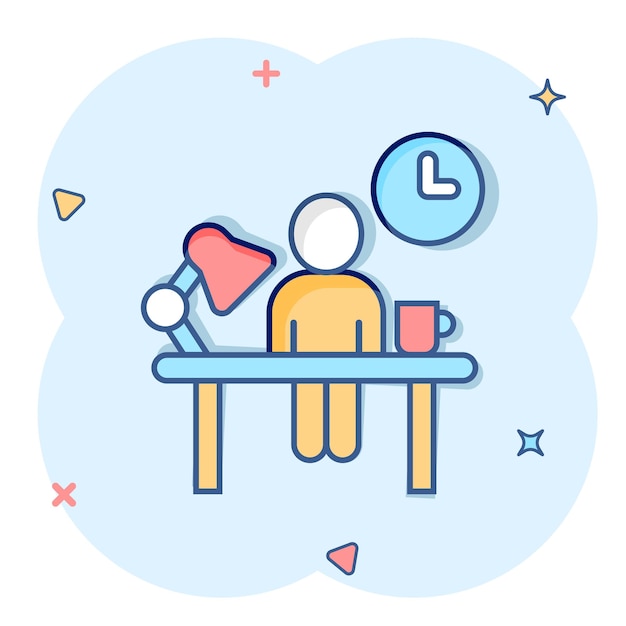 Productive Workspace with Time Management Icons | Jiffy Designs