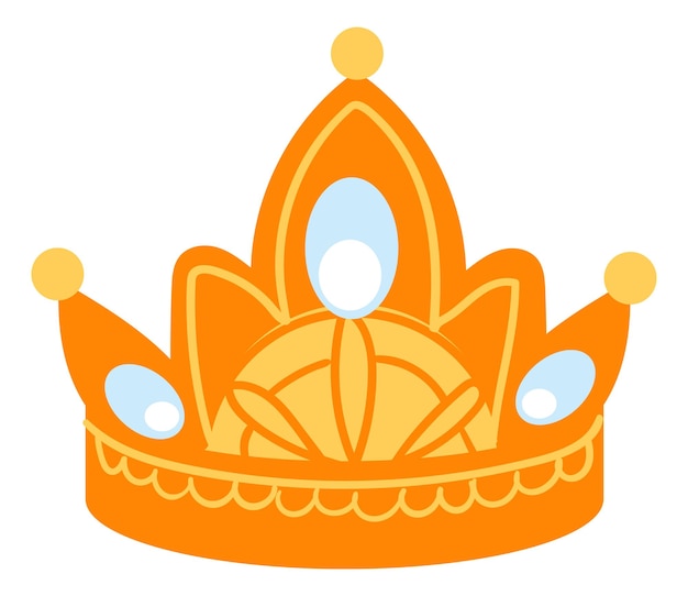 Vibrant Crown with Intricate Floral Motifs and Shining Gems | Jiffy Designs