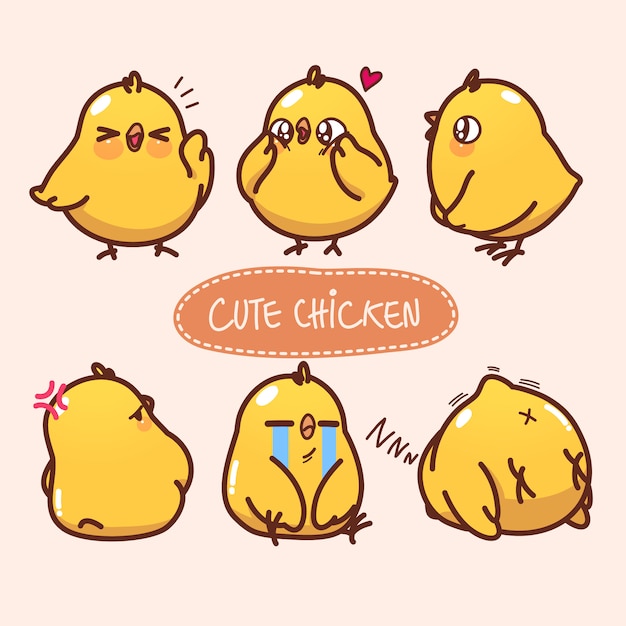 Adorable Chicks with Expressive Faces and Charming Details | Jiffy Designs