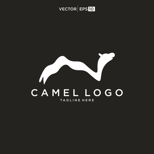 Desert Camel Logo Vector Design Template | Jiffy Designs