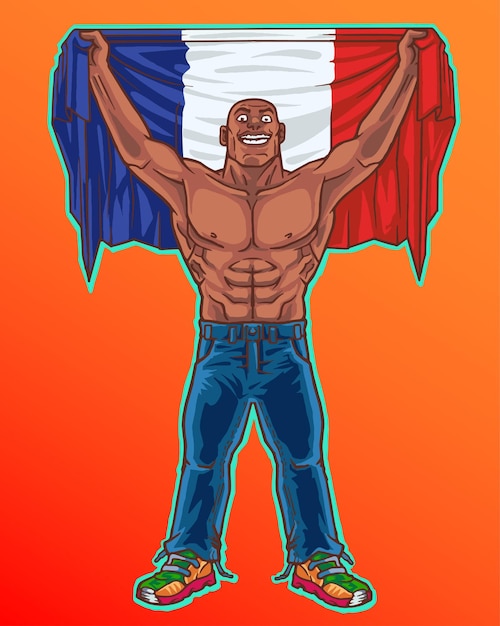 Proud and Powerful French Flag Bearer | Jiffy Designs
