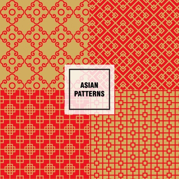 Vibrant Asian Pattern Collection with Geometric Motifs | Jiffy Designs