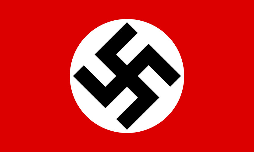 The Flag Of The Nazi Party With Swastika Symbol, Color Vector | Jiffy ...