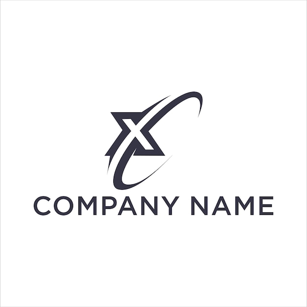 Striking Abstract X Logo With Stylized Swoosh Design Jiffy Designs