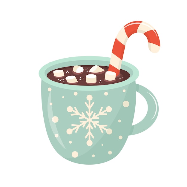 Festive Snowflake Mug with Cozy Hot Cocoa | Jiffy Designs