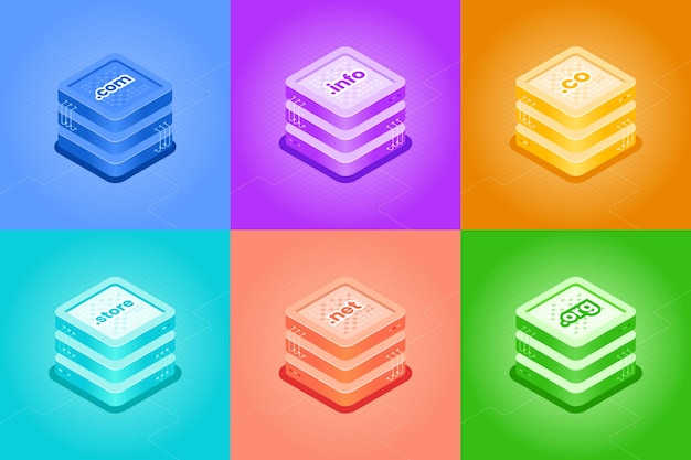Vibrant Isometric Stacks with Bold Text Overlays | Jiffy Designs