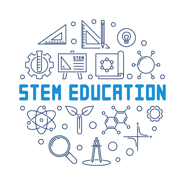 Vibrant Icons Celebrating the Wonders of STEM Education | Jiffy Designs