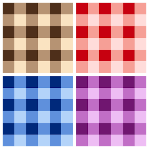 Vibrant Plaid Patterns in Warm and Cool Tones | Jiffy Designs