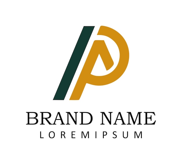 Stylized Letter P Logo with Overlapping Geometric Shapes | Jiffy Designs