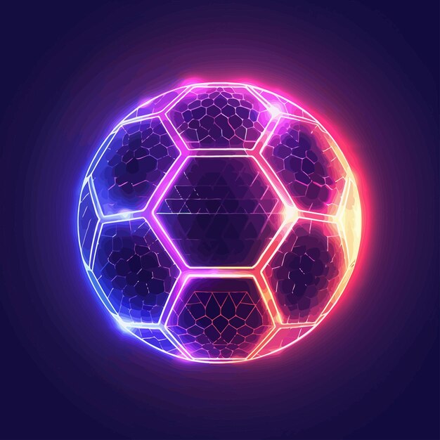 Vibrant Neon Soccer Ball Illuminates the Night | Jiffy Designs